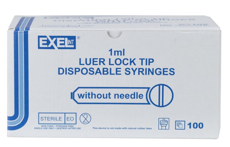 Exel™ Luer LOCK Syringe (1 mL)